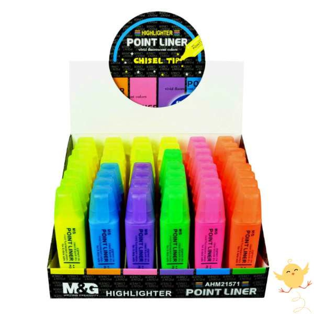 M&G:HIGHLIGHTER ASSORTED 1PC - Savanis Book Centre